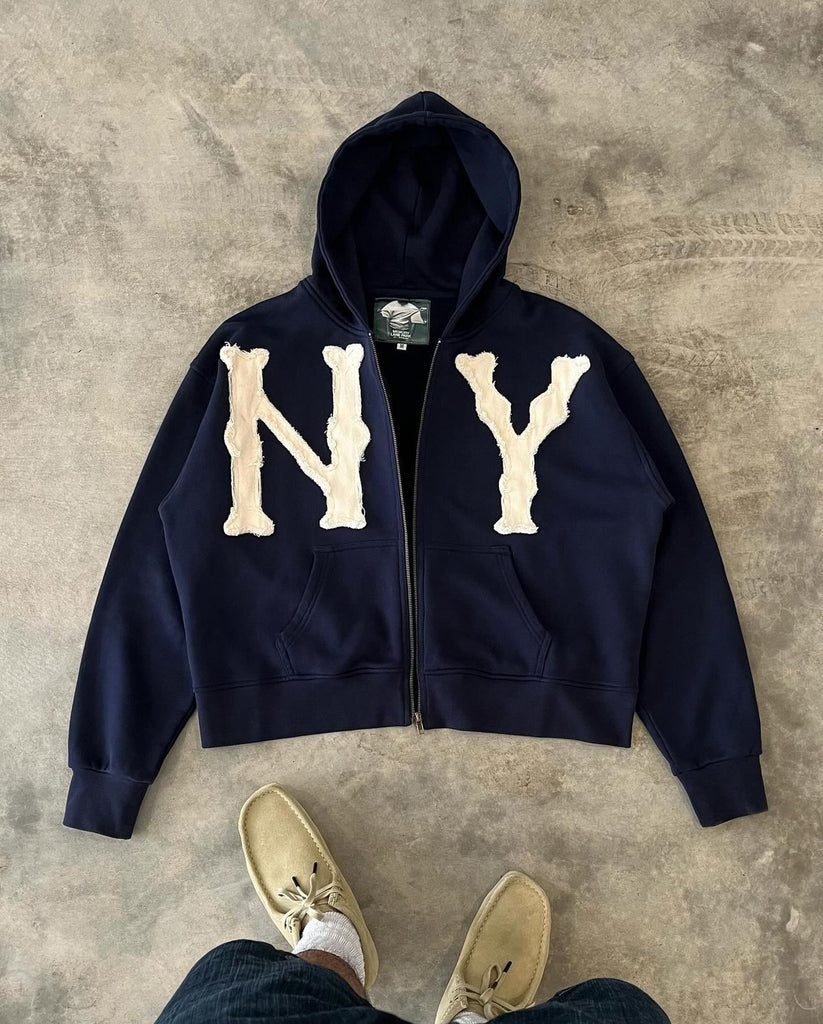 NY Full-Zip Hoodie – MAUVSTUDIO®