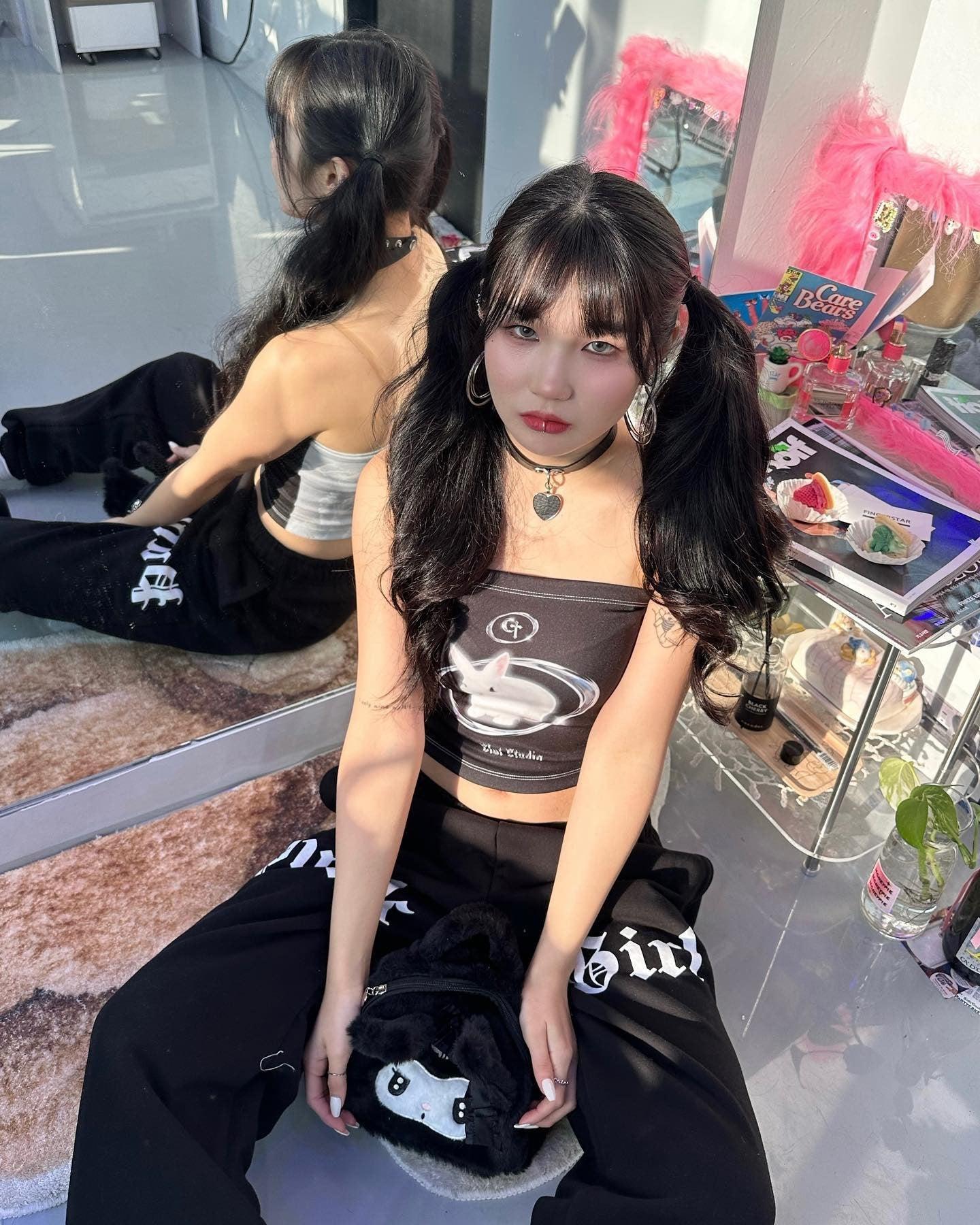 Y2K Bat Rabbit Tube Top – Mauv Studio – MAUV STUDIO