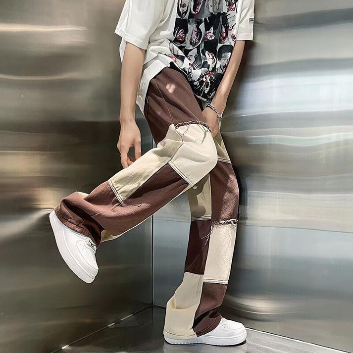 Y2K Patchwork Pants – MAUV STUDIO®® – MAUVSTUDIO®